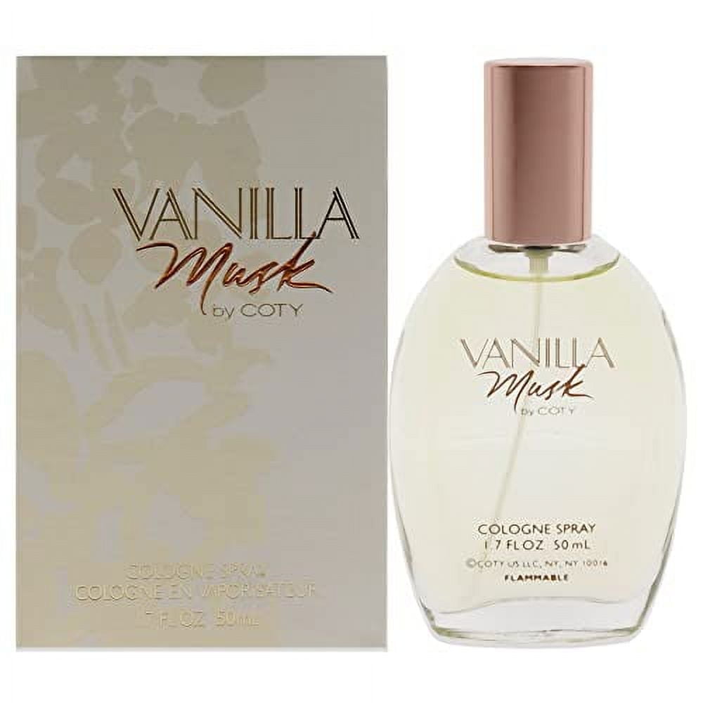 Coty Vanilla Musk Cologne Spray for Women 1.7 oz Elegant Musk Perfume ...