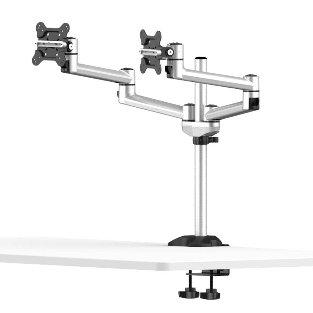 Cotytech Dual Monitor Desk Mount for Apple with 2-in-1 Base ＆ Dual Arm ...