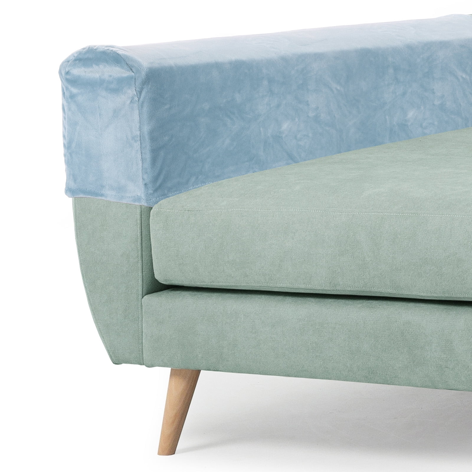 Couch Arm Cover, Stretch Sofa Armrest Cover with Twist Nails Scratch ...