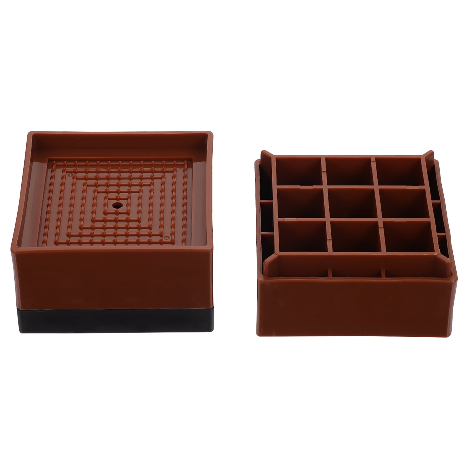 Couch Bed Foot Booster Furniture Risers for Tables 8X8X8CM Brown ...