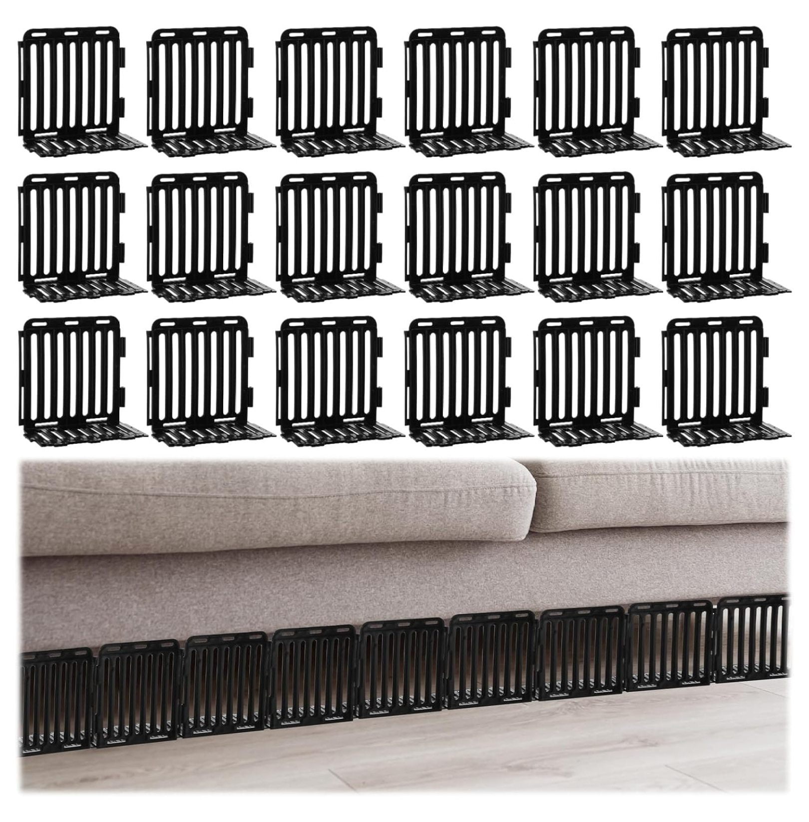 Under Couch Blocker 18 Pcs - Furniture Protector for Pets & Toys ...
