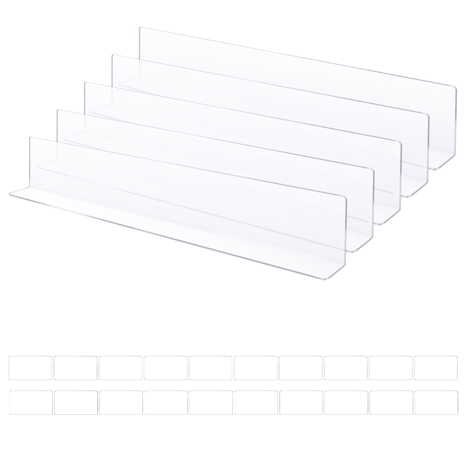 Under Couch Blocker with Adhesive Stickers, 15.7" L x 3.1" H Under Bed ...