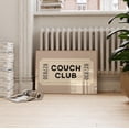 Couch Club Ticket Stub Print: Beige Vintage Wall Art (Unframed ...