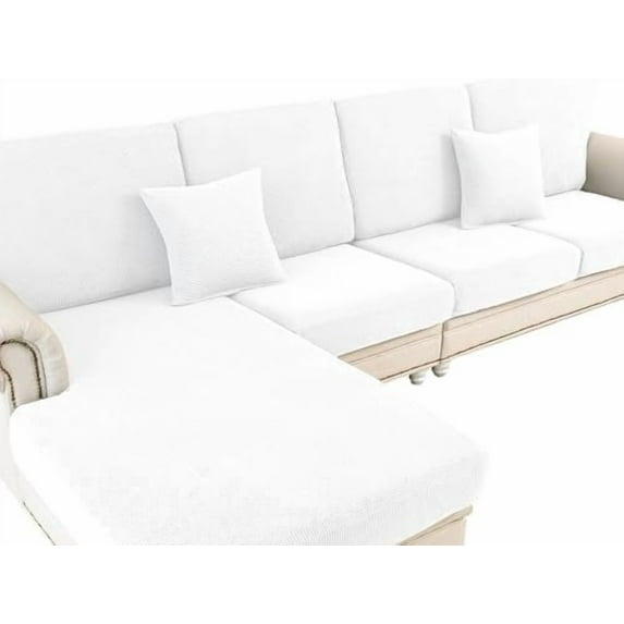 Couch Cushion Cover Chaise Lounge Cover Washable Separate Seat Chaise ...