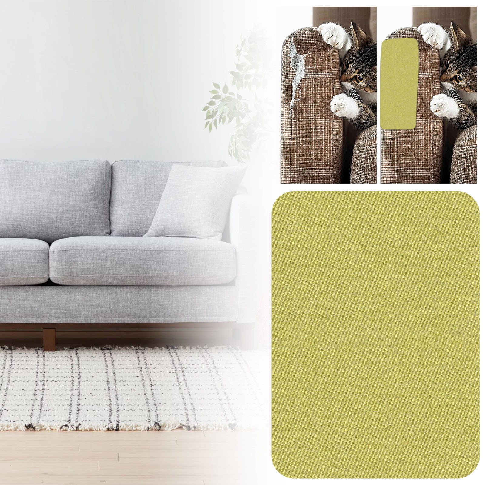 Couch Patch Repair Fabric, 8 x11 Inch Linen Repair Patches, Canvas ...