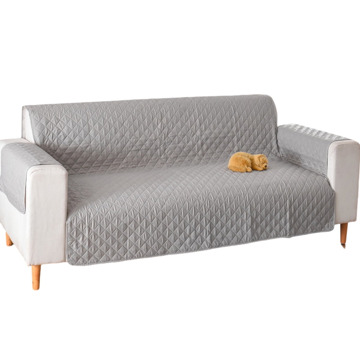 Couch Protector, Stay In Place with Foam Sticks & Elastic Straps ...