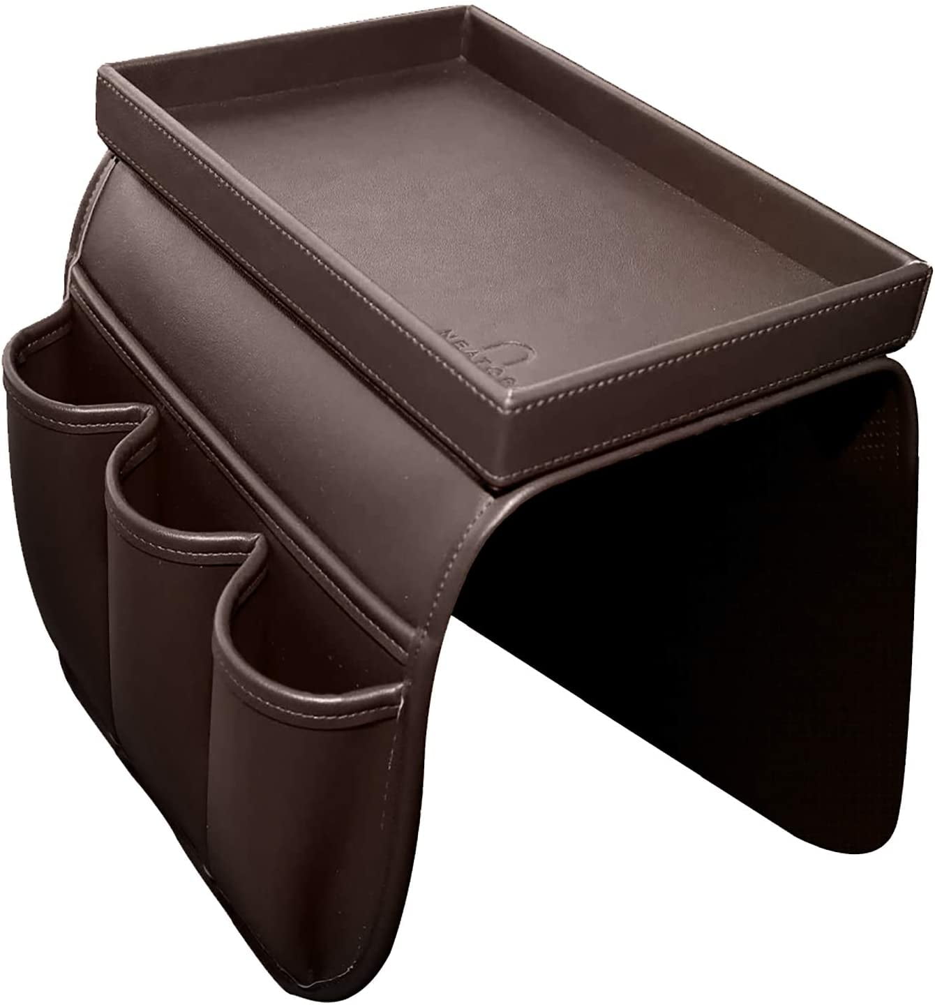 Couch Remote Caddy Control Holder Sofa Organizer with Detachable Wooden ...