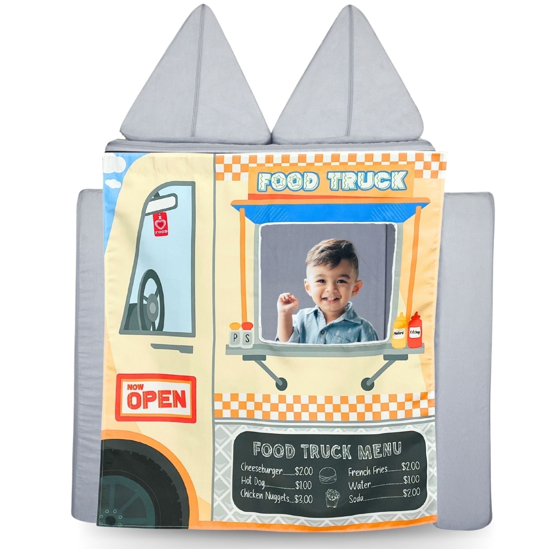 Couch Swag, Play Panel Kids Food Truck Foam Play Couch, 33.5"x37 ...