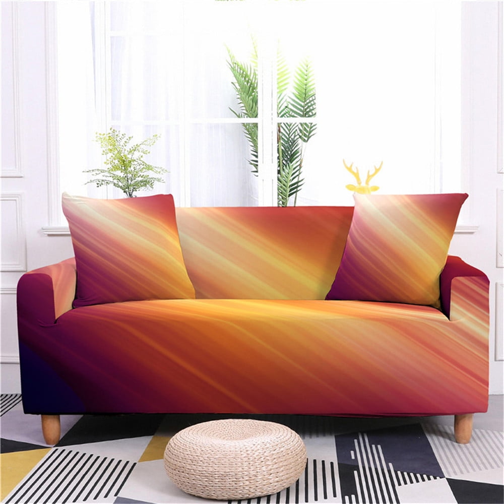 Couch cover spring and summer Fashion Gradient Color Sofa Cover All ...