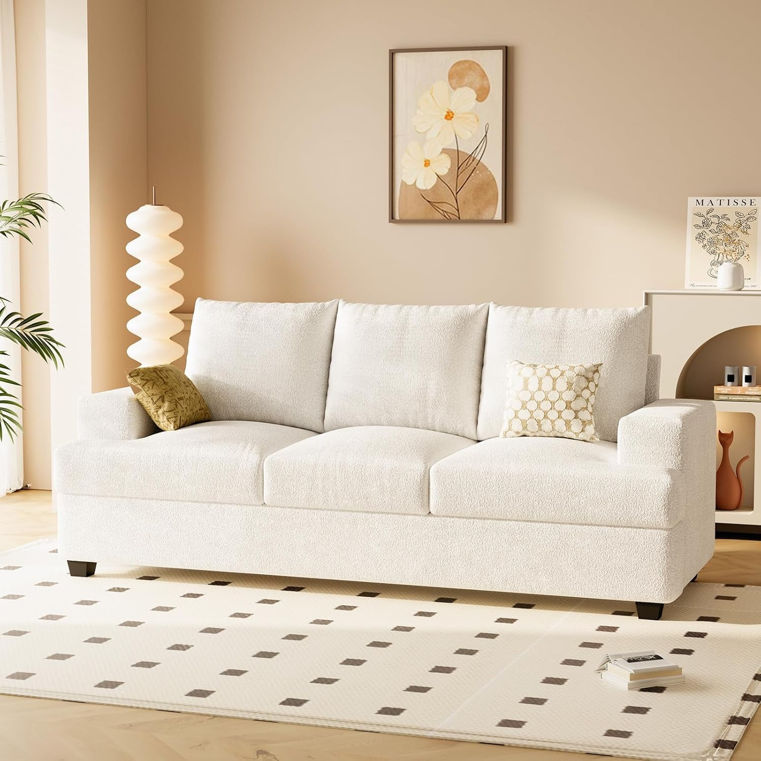 Couches for Living Room, 89" Sofa Couch with Extra Deep 3 Seats, Tool ...