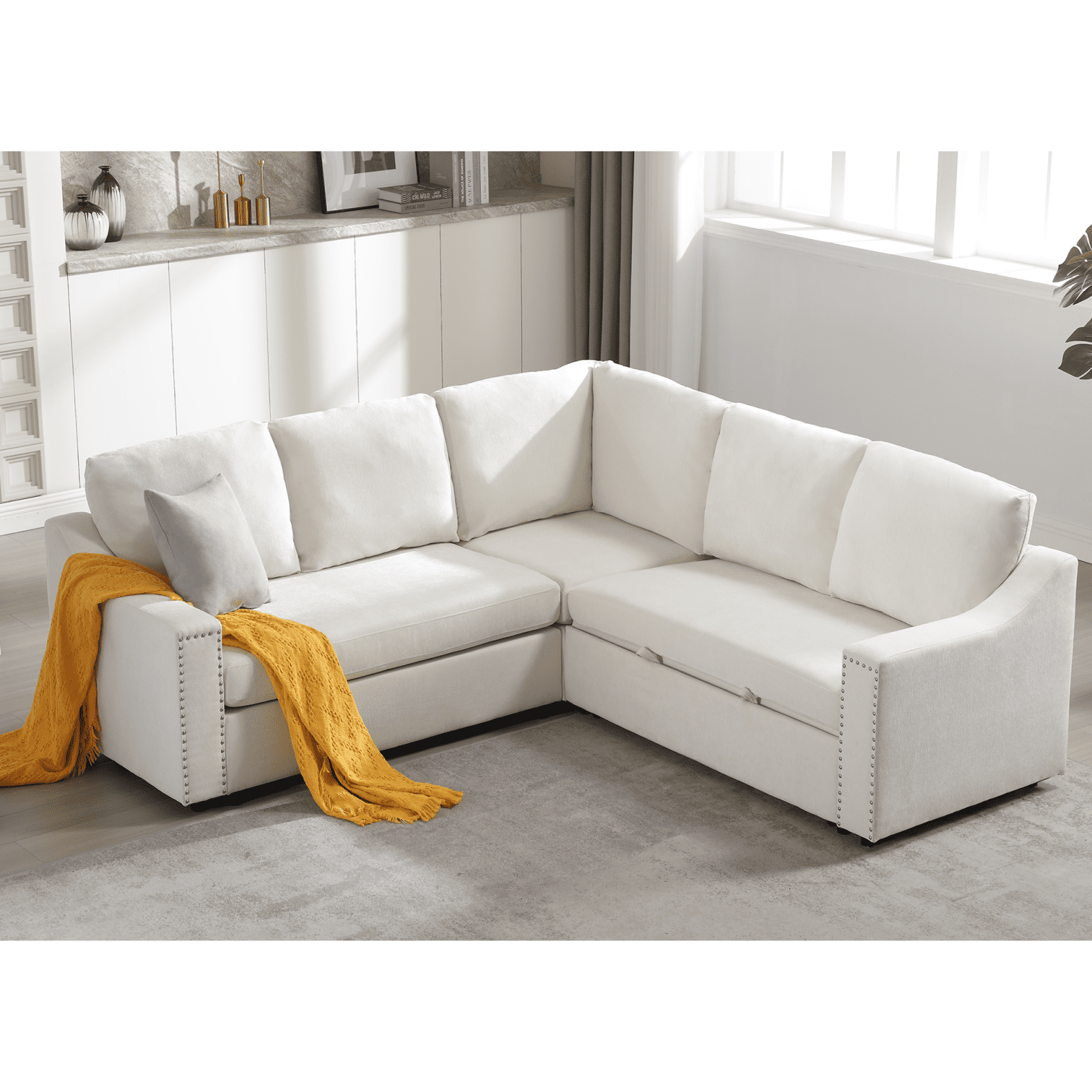 Couches for Living Room, Convertible Sectional Sofa Couch L Shaped ...
