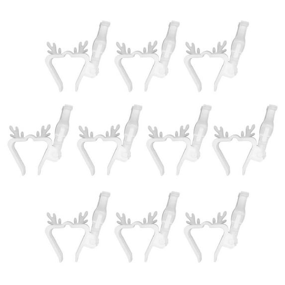 CoudarTitie 10 Pieces Christmas Light Clips Holiday Light Clips Outdoor ...