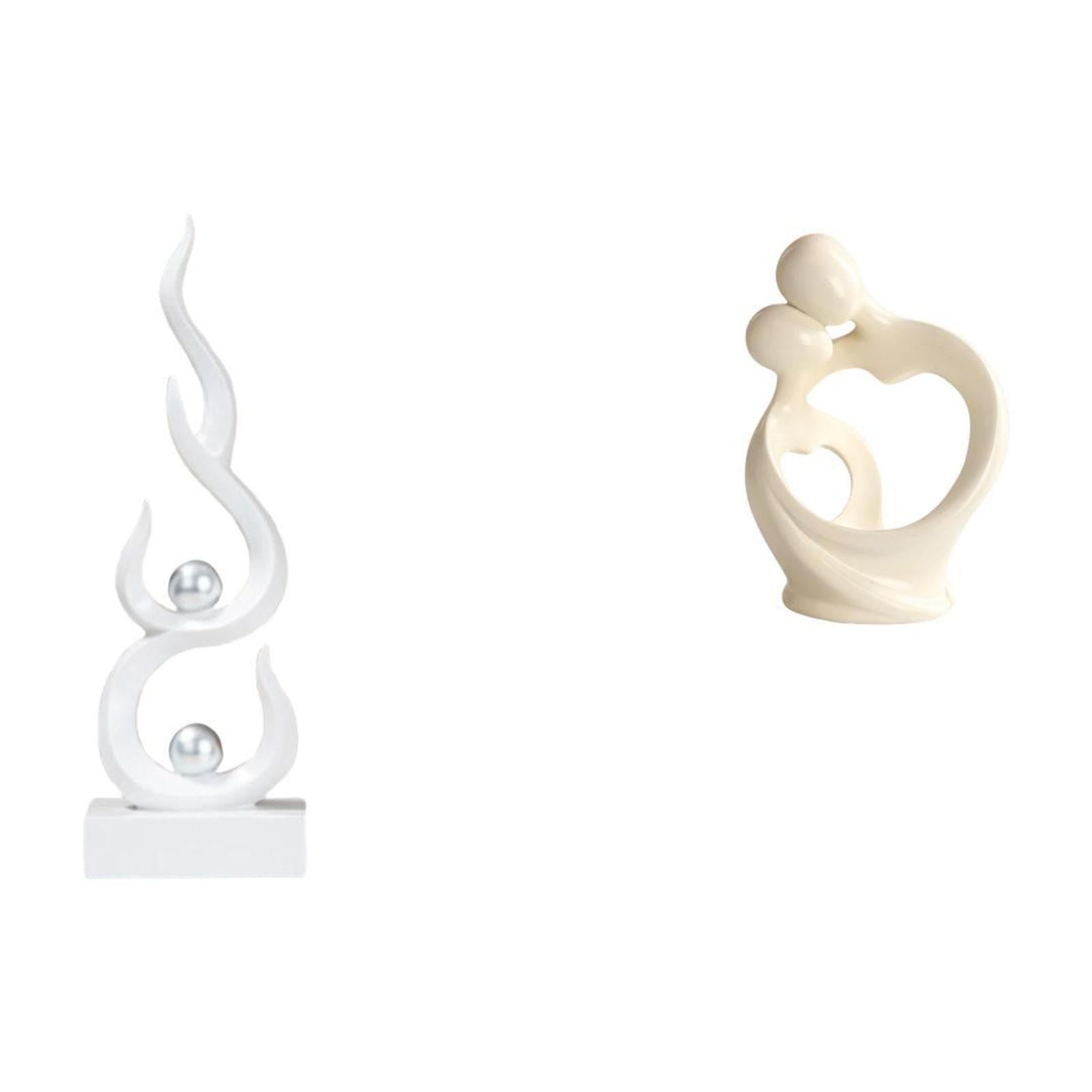 CoudarTitie Abstract Fire Lover Statue Resin Flame Figurine Artistic ...