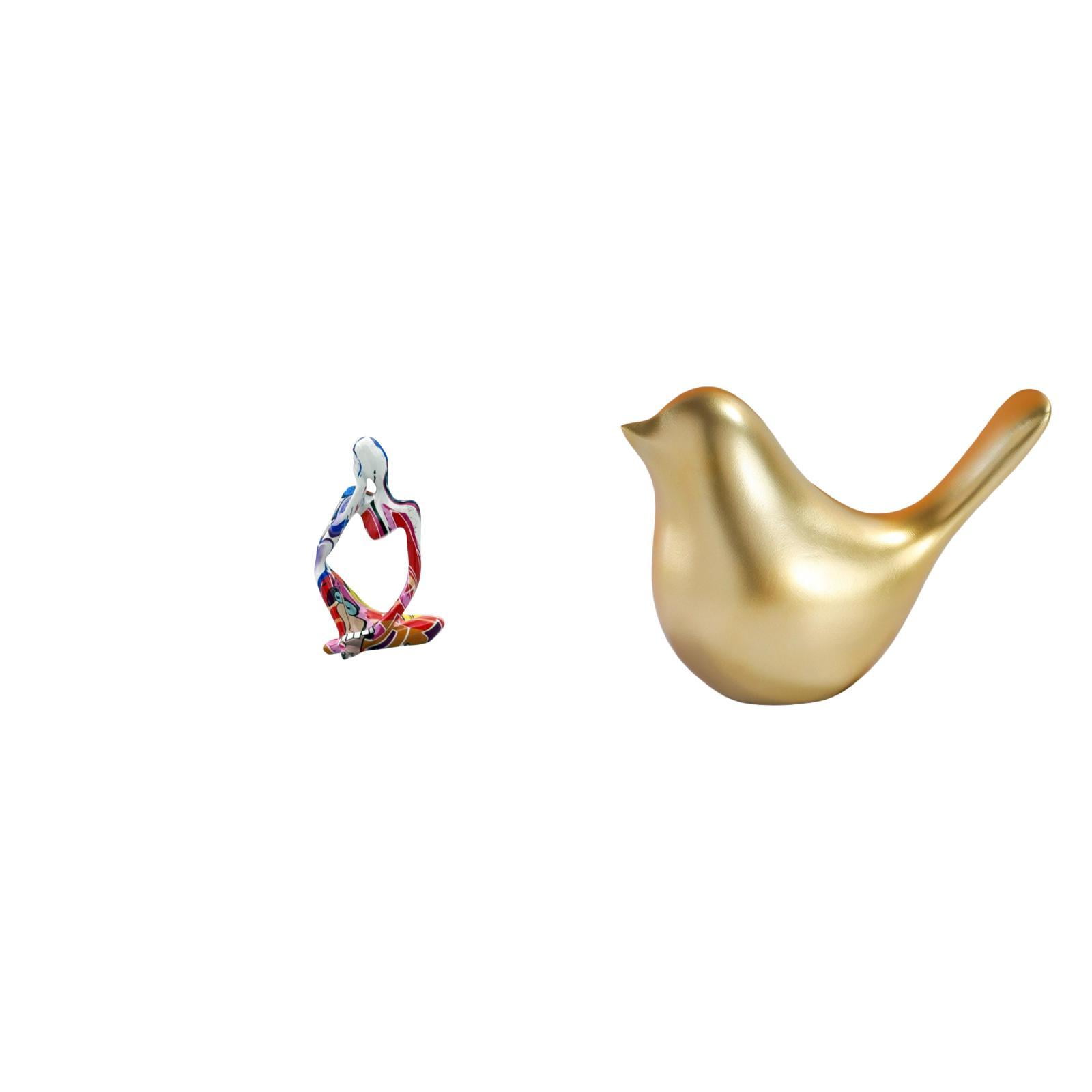 CoudarTitie Abstract Thinker Resin Bird Statue Figurine Modern Animal ...