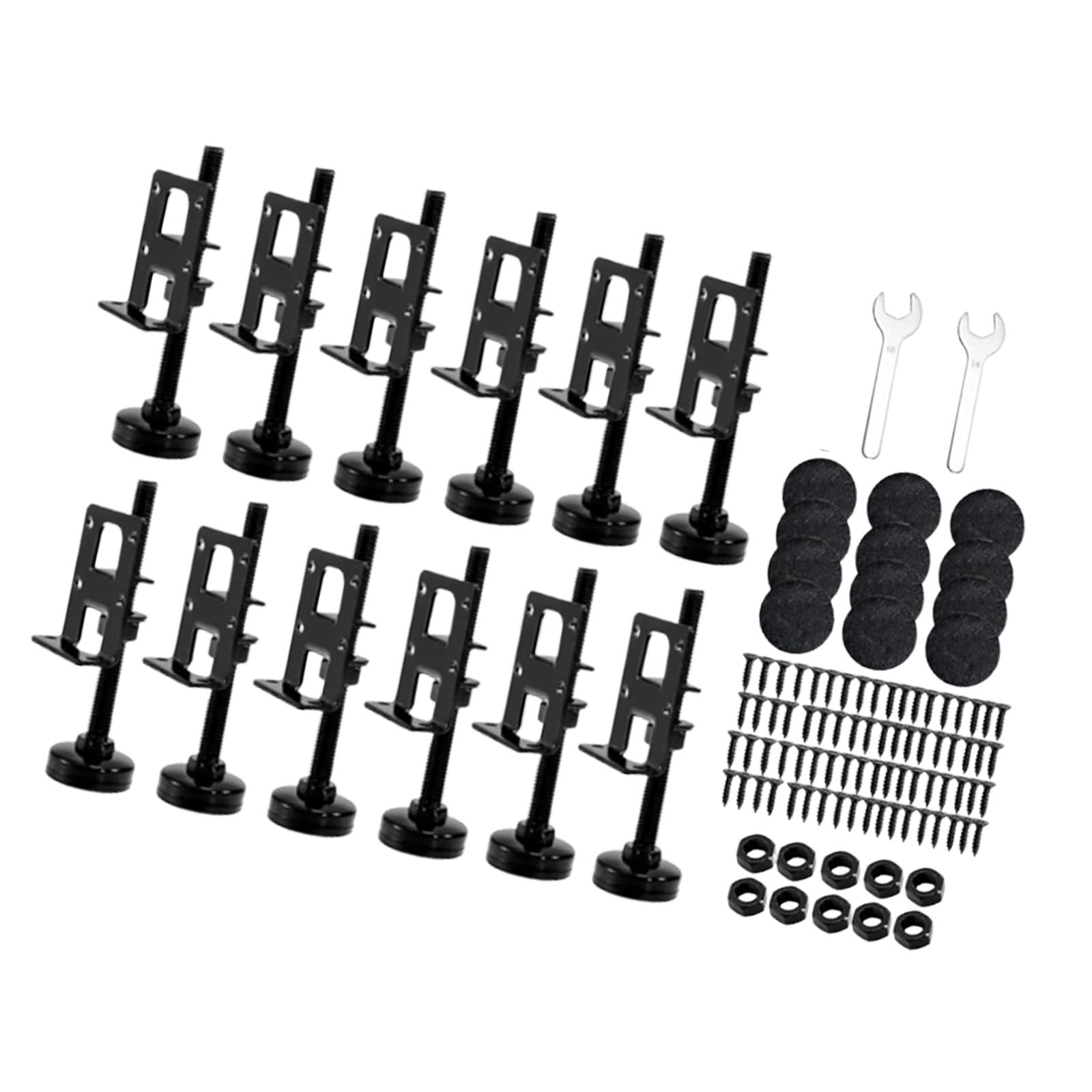 CoudarTitie Adjustable Leveling Feet Furniture Leg Levelers with Screws ...