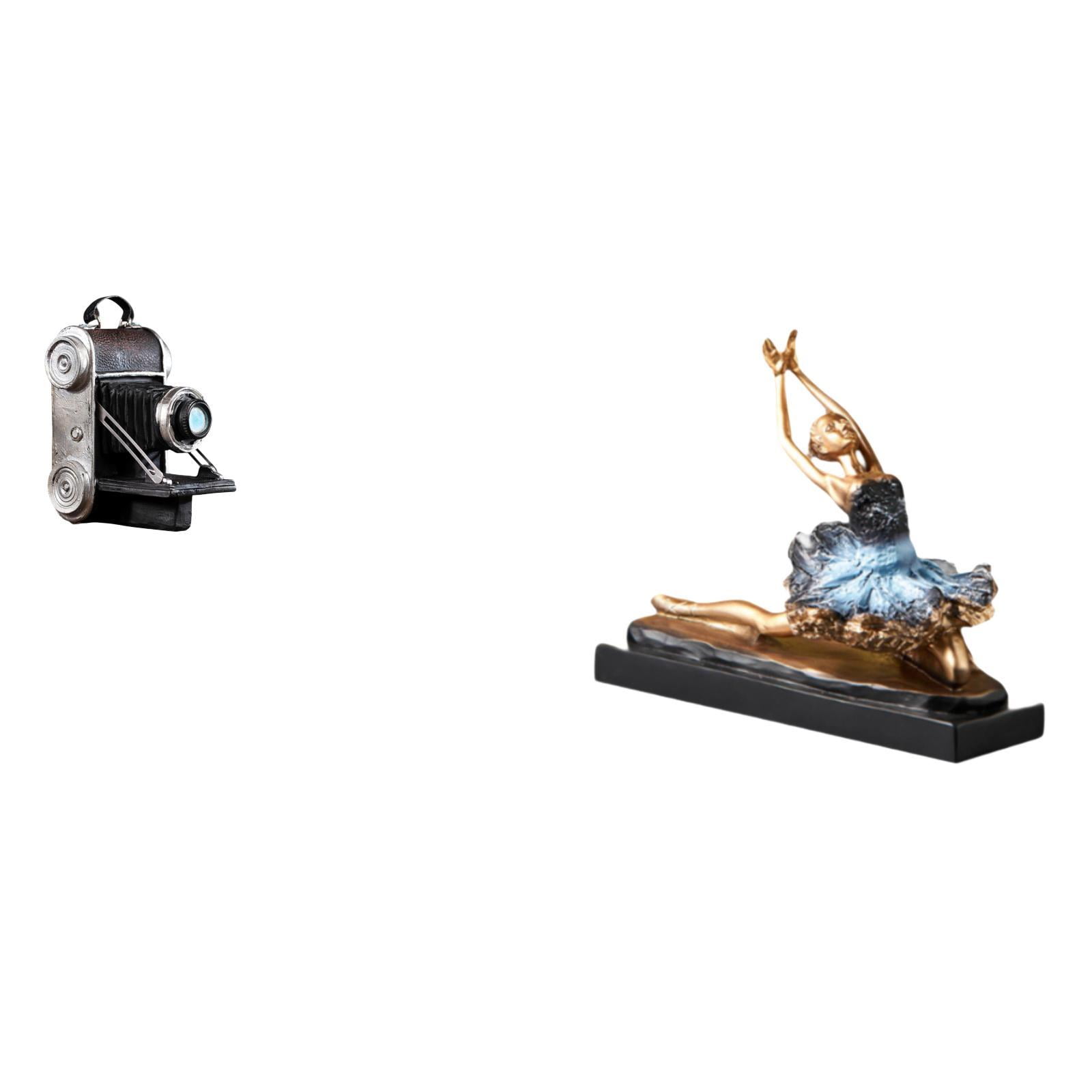 CoudarTitie Ballet Dancer Camera Statue Model Resin Ornament Unique ...