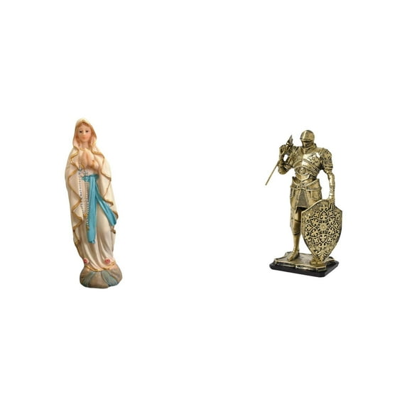 CoudarTitie Blessed Lady Knight Resin Sculpture Abstract Nordic Art ...