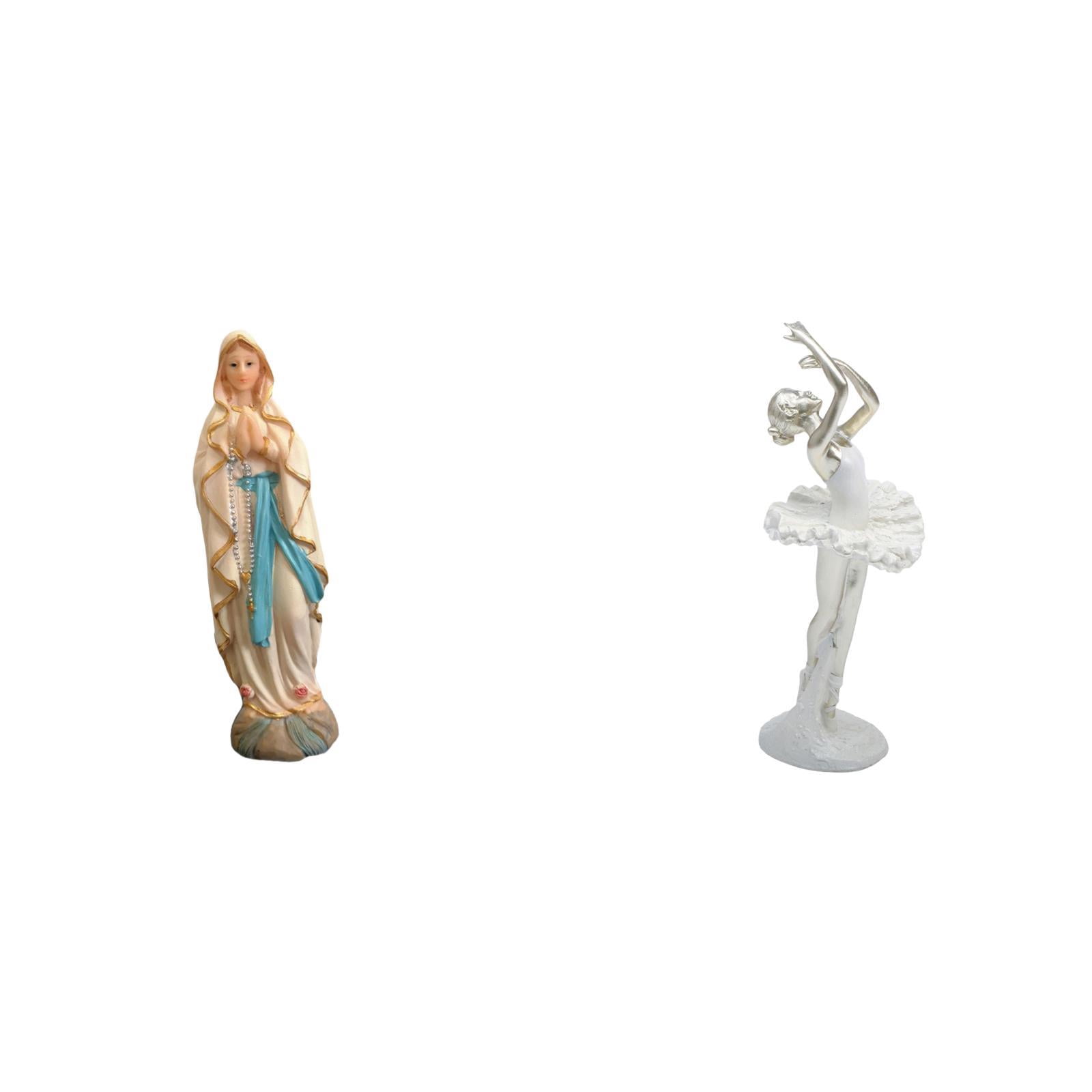 CoudarTitie Blessed Virgin Mary Ballerina Figurine Decorative Artwork ...