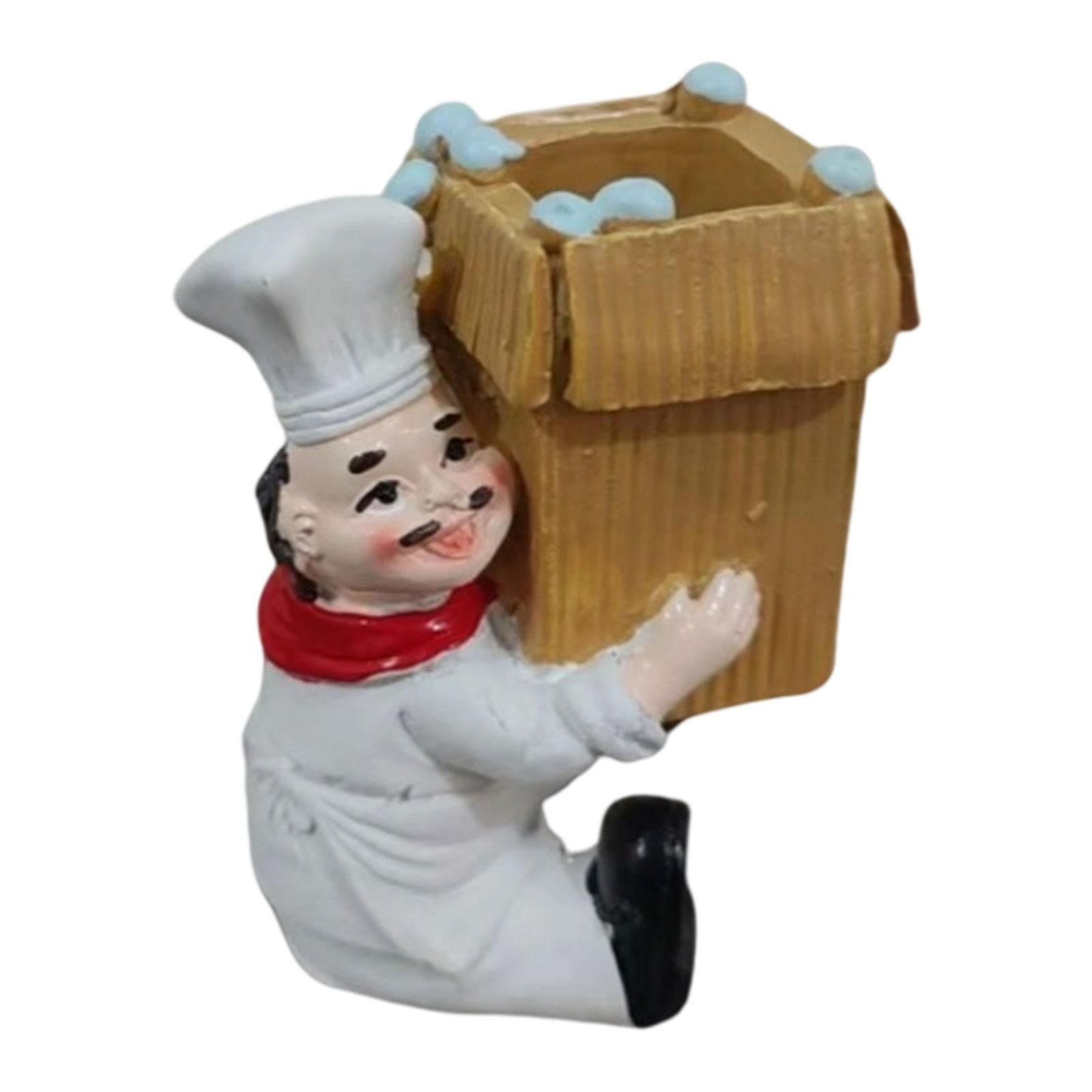 CoudarTitie Chef Toothpick Holder Lovely Toothpick Dispenser for Dining ...