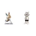 CoudarTitie Clown Astronaut Figurine Statue Sculpture Collection Modern ...