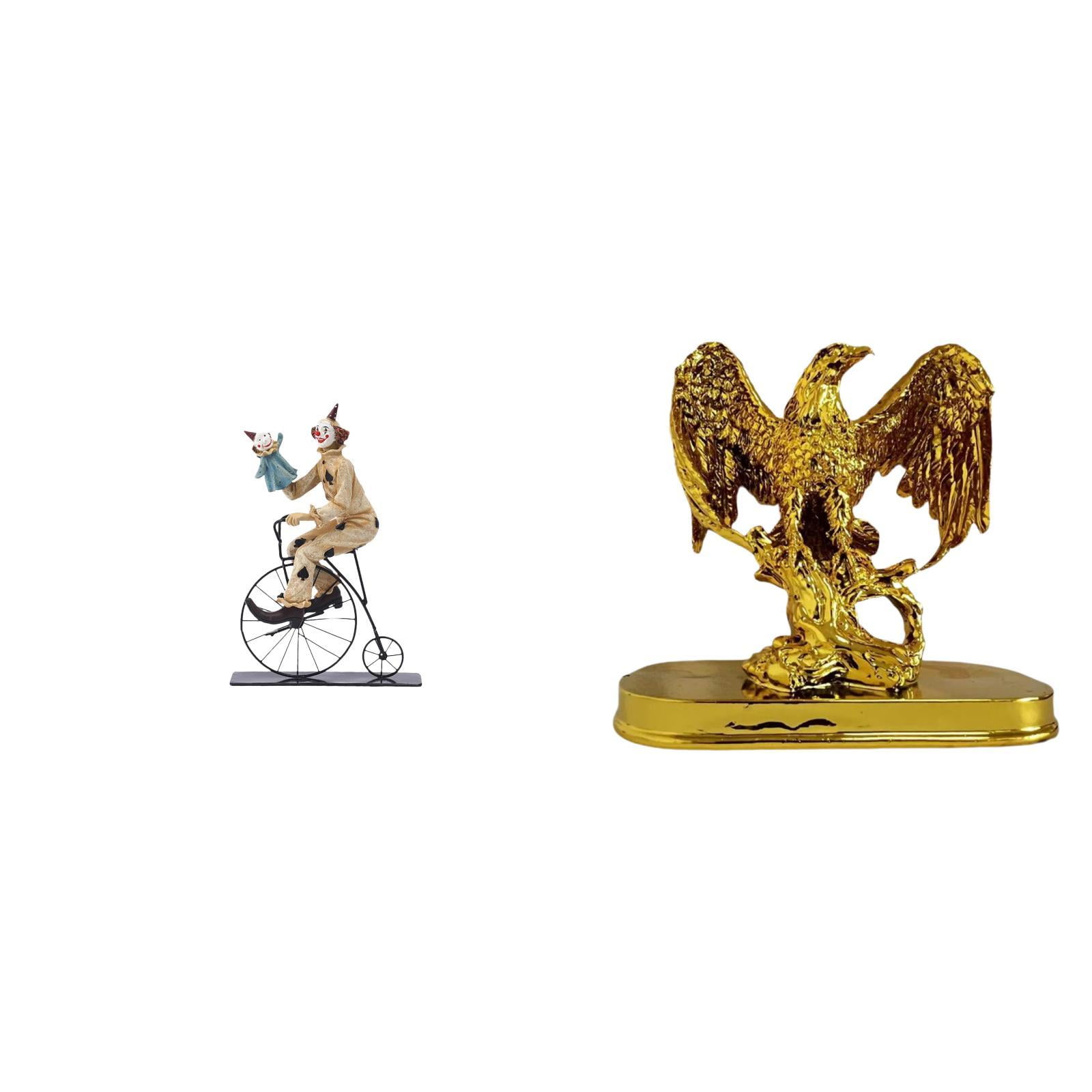 CoudarTitie Clown and Majestic Figurine Sculpture Collection for Table ...