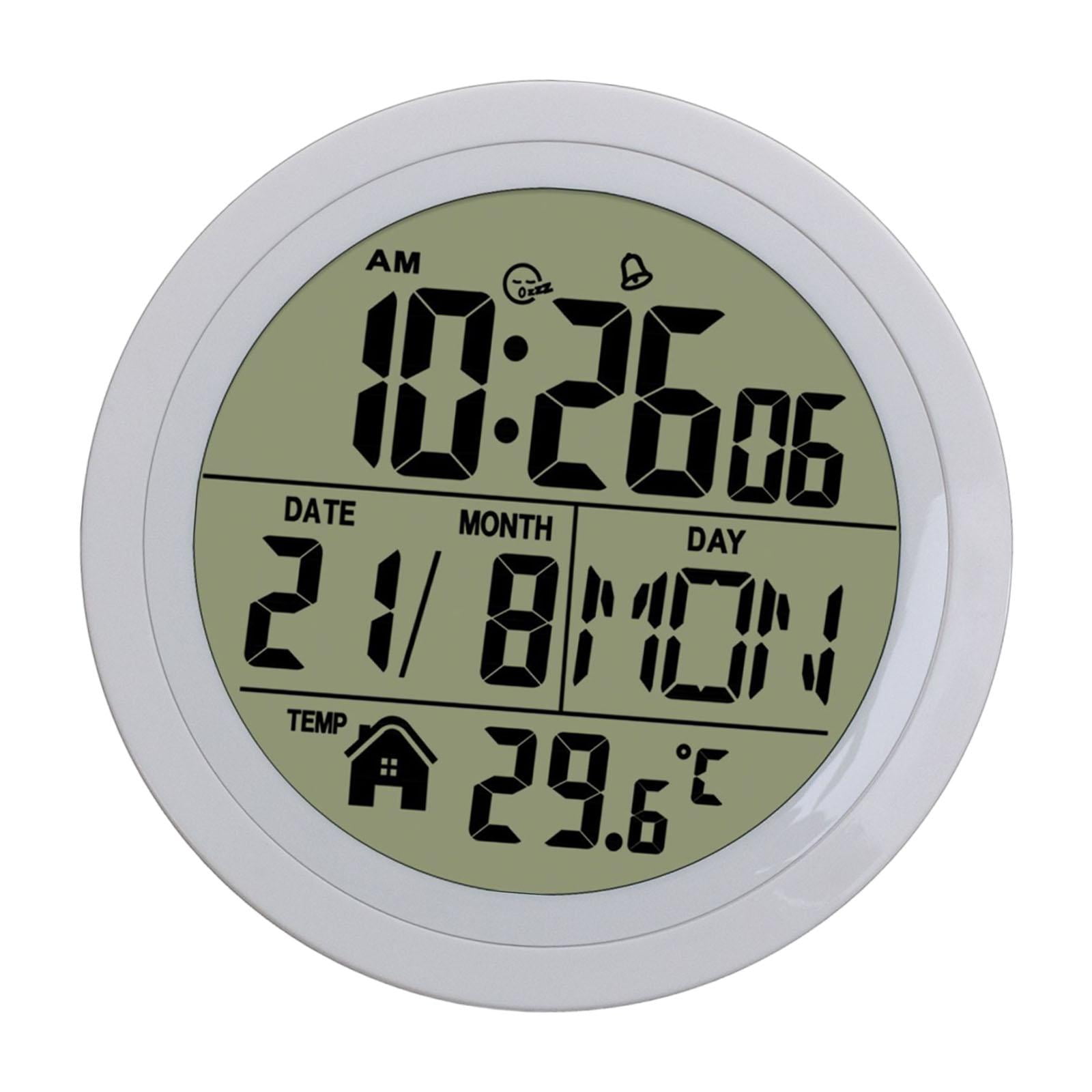 CoudarTitie Digital Alarm Clock Bedside Table Timepiece Temperature ...