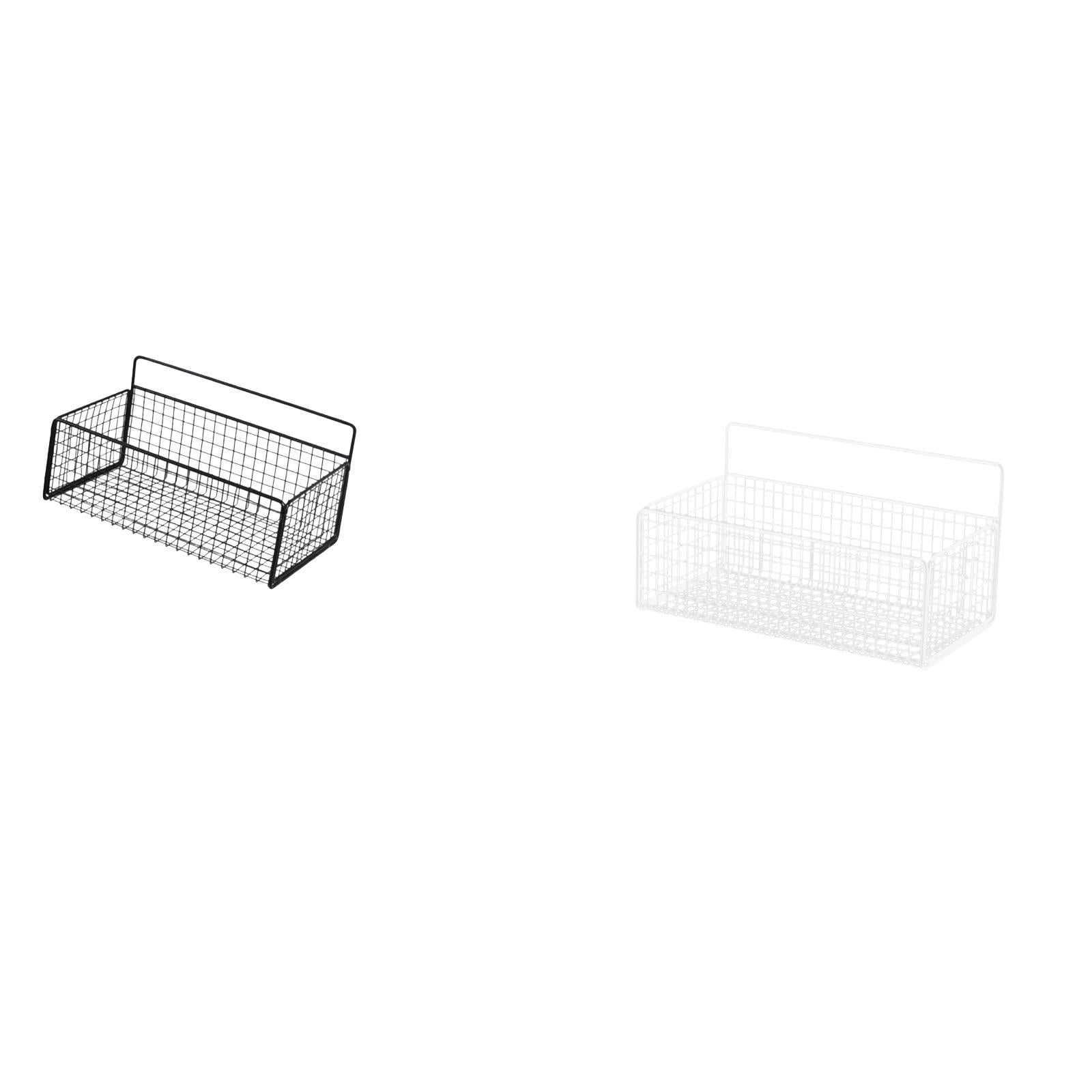 CoudarTitie Elegant Floating Wire Storage Baskets for Kitchen Bathroom ...