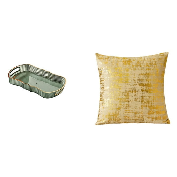 CoudarTitie Elegant Food Serving Tray And Bathroom Vanity Tray for ...