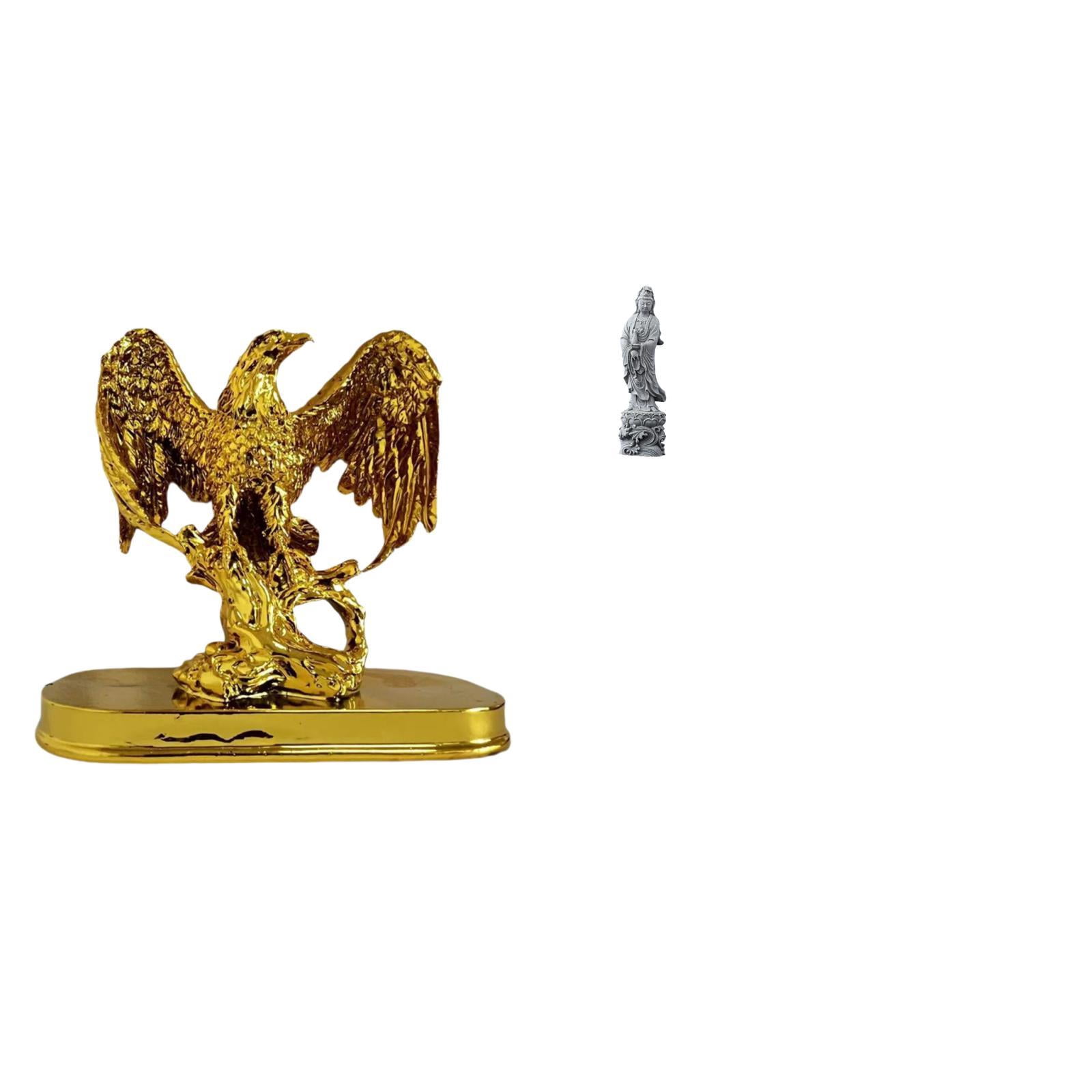 CoudarTitie Figurine Animal Sculpture Modern Art Resin Statue for Desk ...