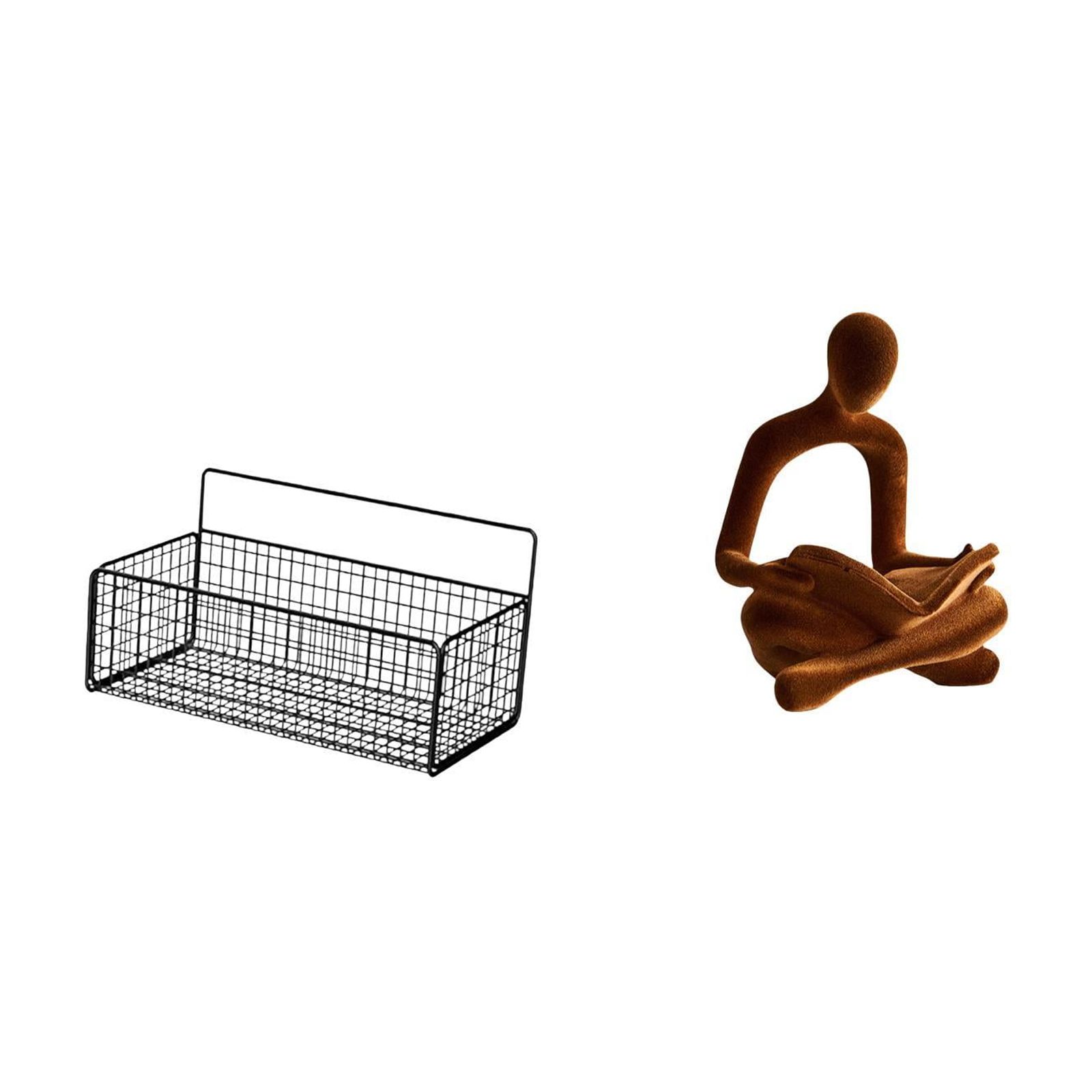 CoudarTitie Floating Metal Wire Basket Shelves Organizer for Kitchen ...