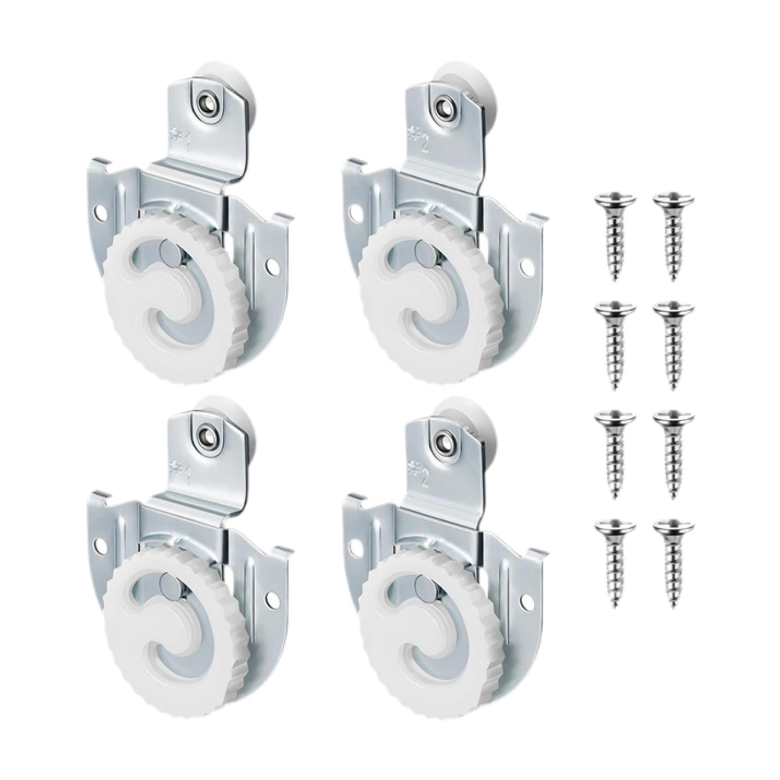 CoudarTitie Hangers Knob Closet Door Hardware Rollers,with Screws ...