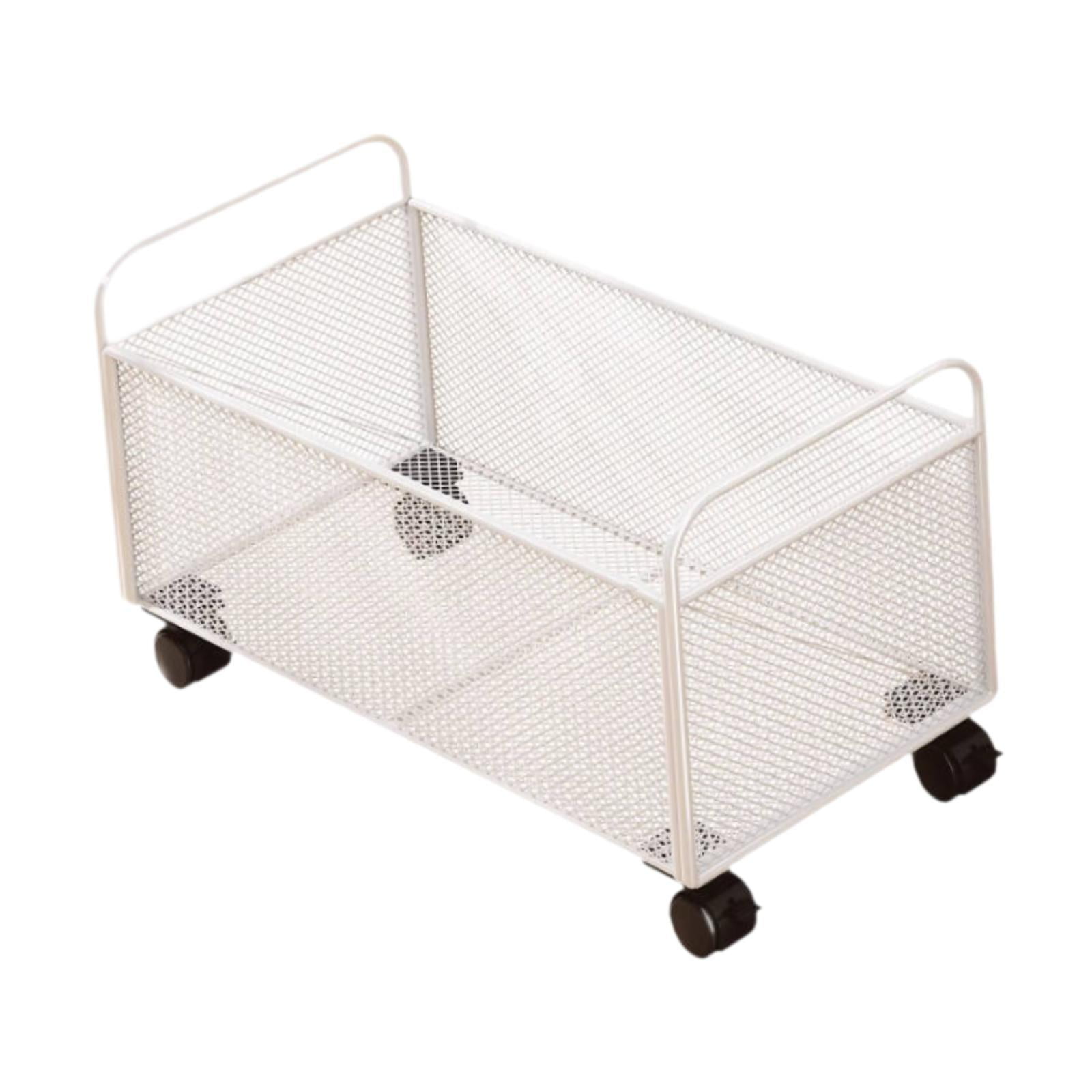 CoudarTitie Mesh Rolling File Cart Storage Carts with Wheels Small ...