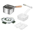 CoudarTitie Mini Deep Fryer Pot Home Use Lightweight Multipurpose ...