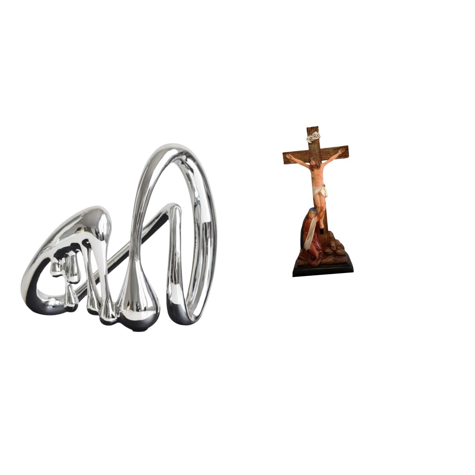 CoudarTitie Minimalist Abstract Art Statue and Jesus Sculpture ...