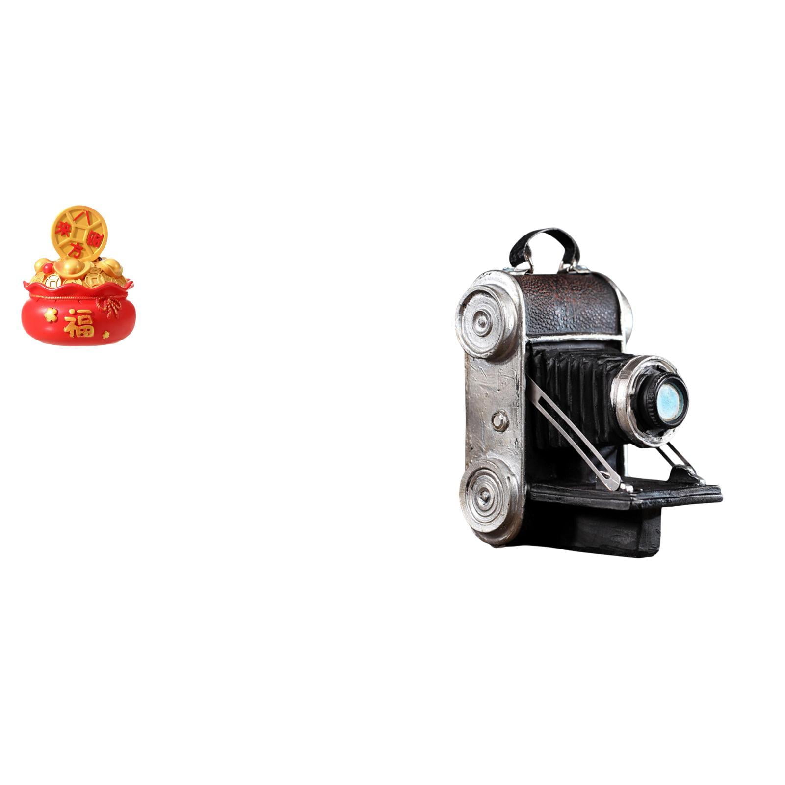 CoudarTitie Money Bag Camera Figurine Art Craft Ornament Treasure Basin ...