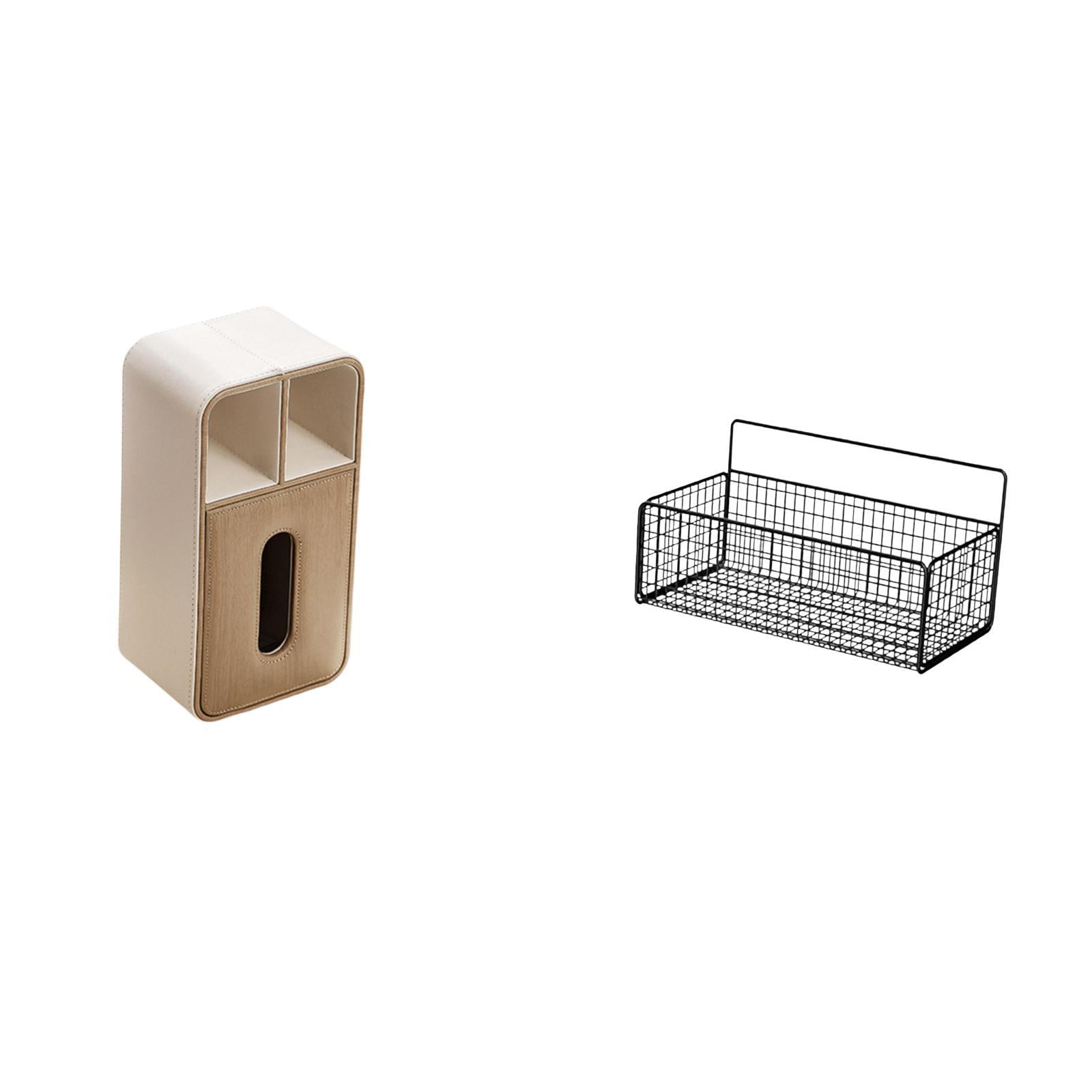CoudarTitie Multipurpose Rectangular Tissue Box Cover and Metal ...