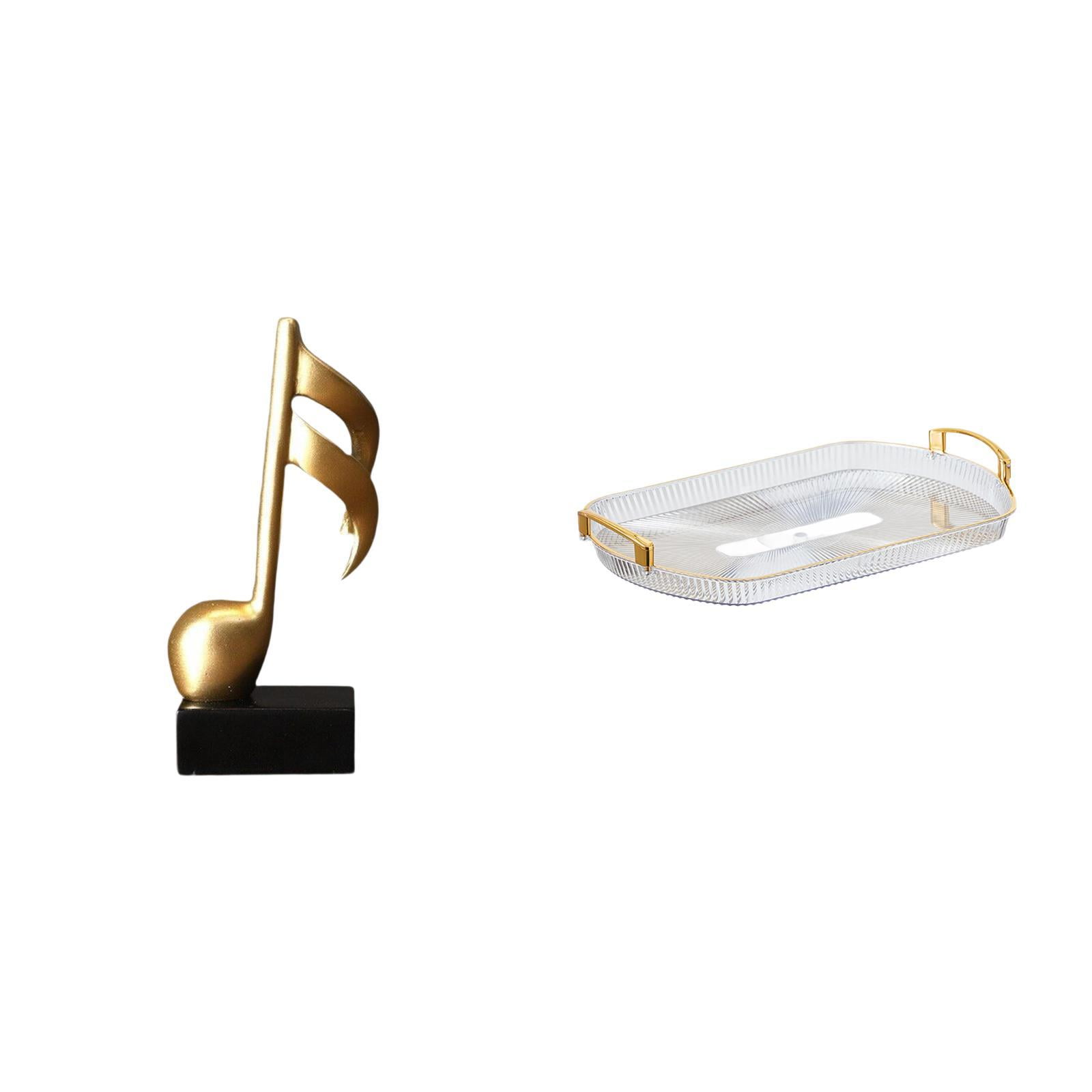 CoudarTitie Music Note Sculpture Desktop Figurine Minimalist Decorative ...