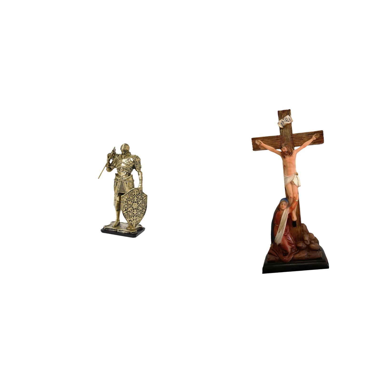 CoudarTitie Nordic Knight Resin Figurine Abstract Art Ornament for Desk ...