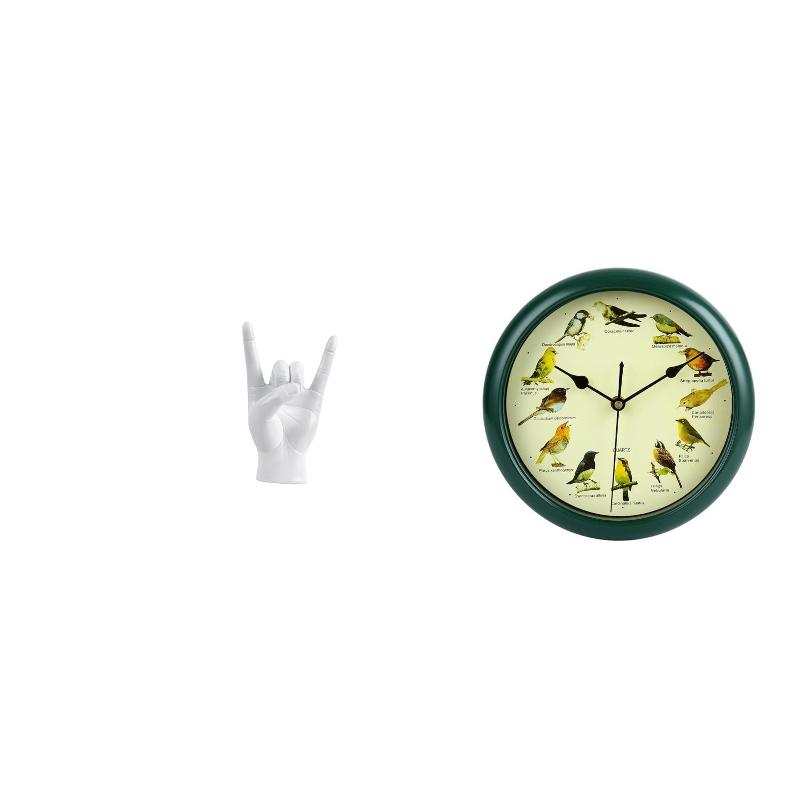 CoudarTitie Rock Hand Gesture Statue Musical Birds Wall Hanging Sound ...