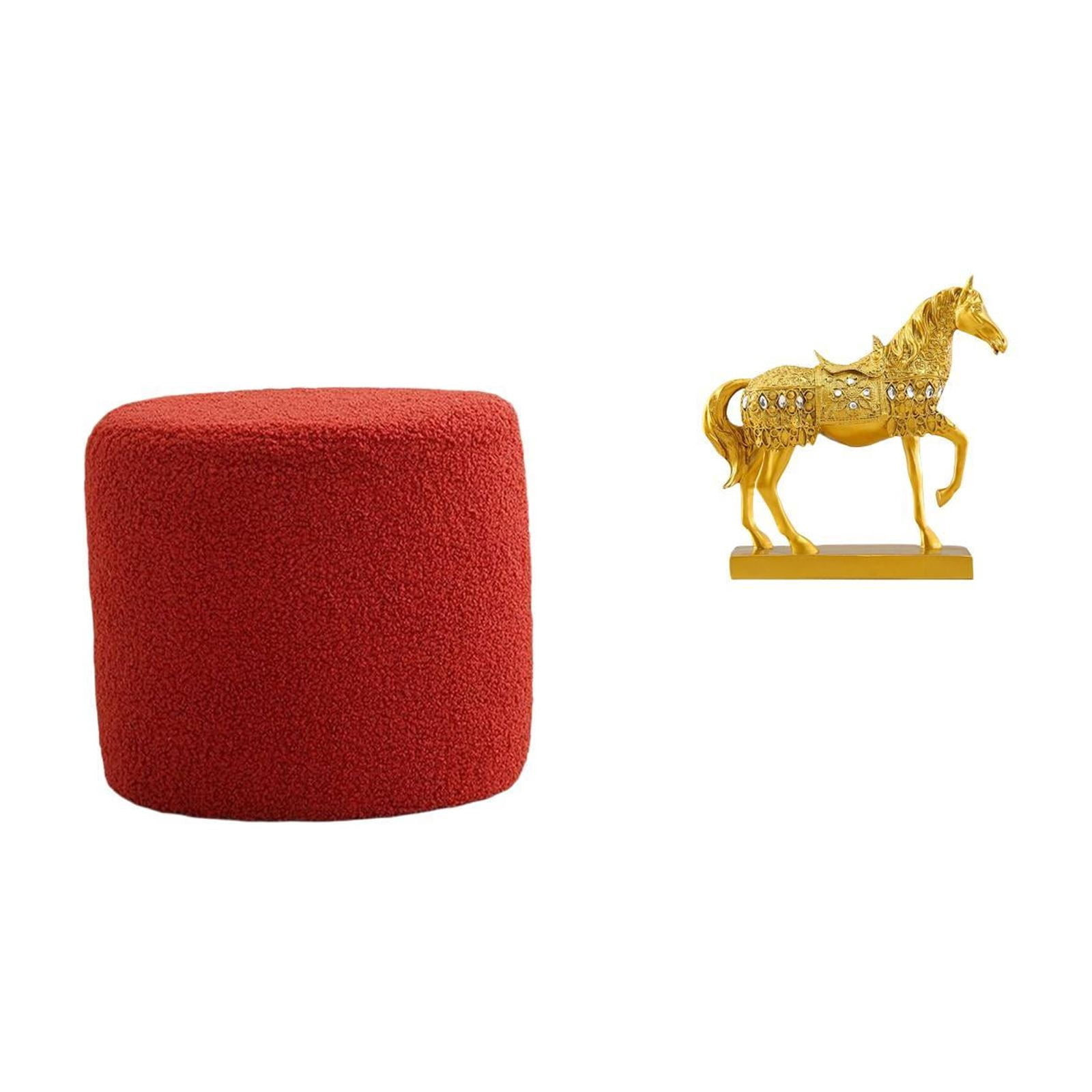 CoudarTitie Round Ottoman Foot Rest Stool Bench Seat Chair Small ...
