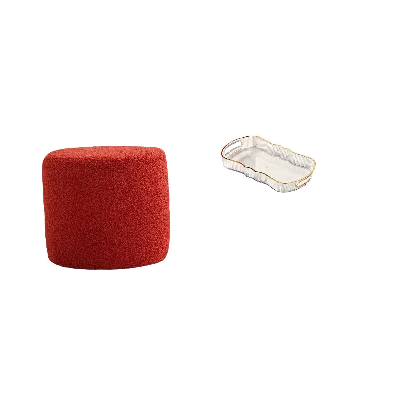 CoudarTitie Round Ottoman Foot Rest Stool Bench Seat Chair Small ...