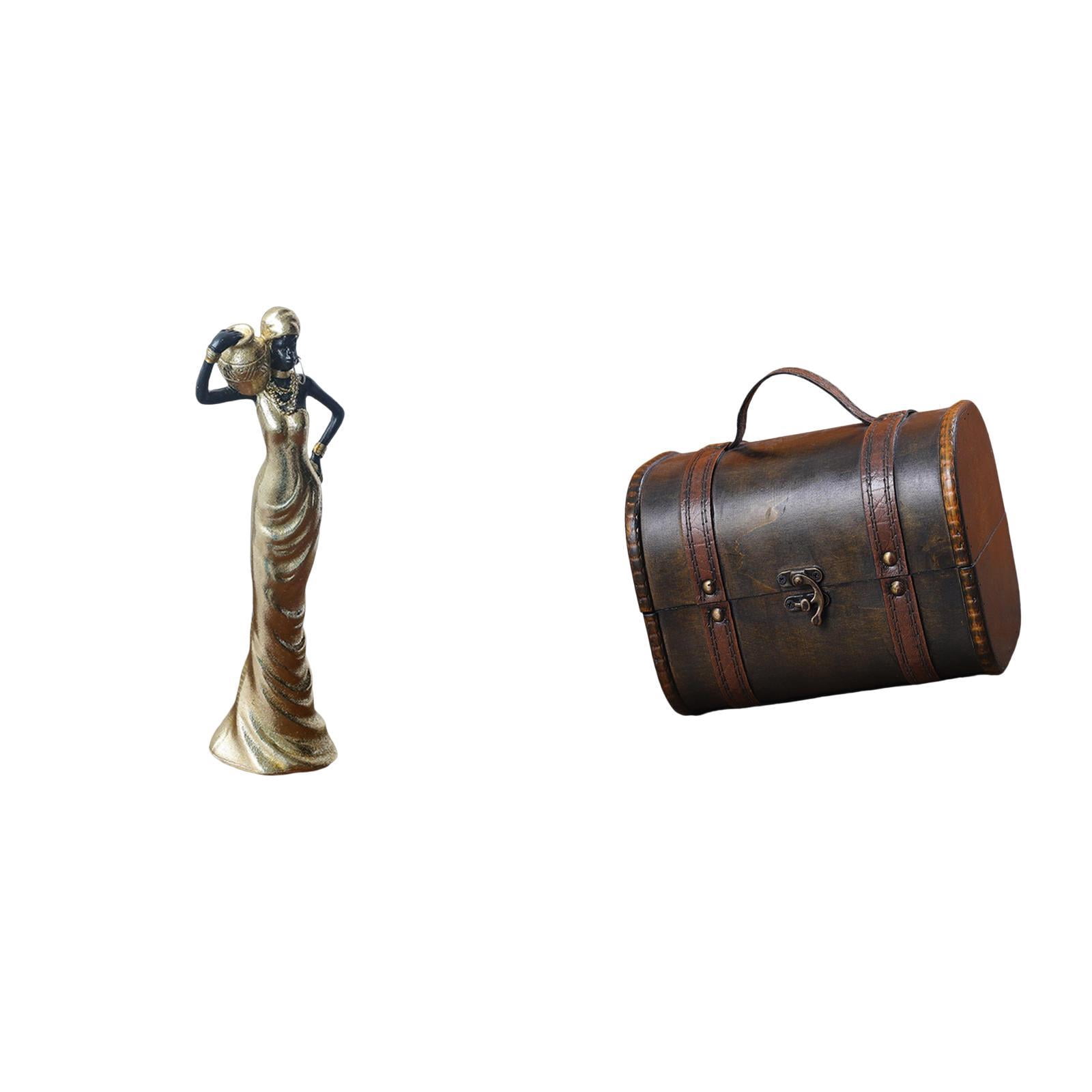 CoudarTitie Vintage Tribal Lady Sculpture Jewelry Box Organizer ...