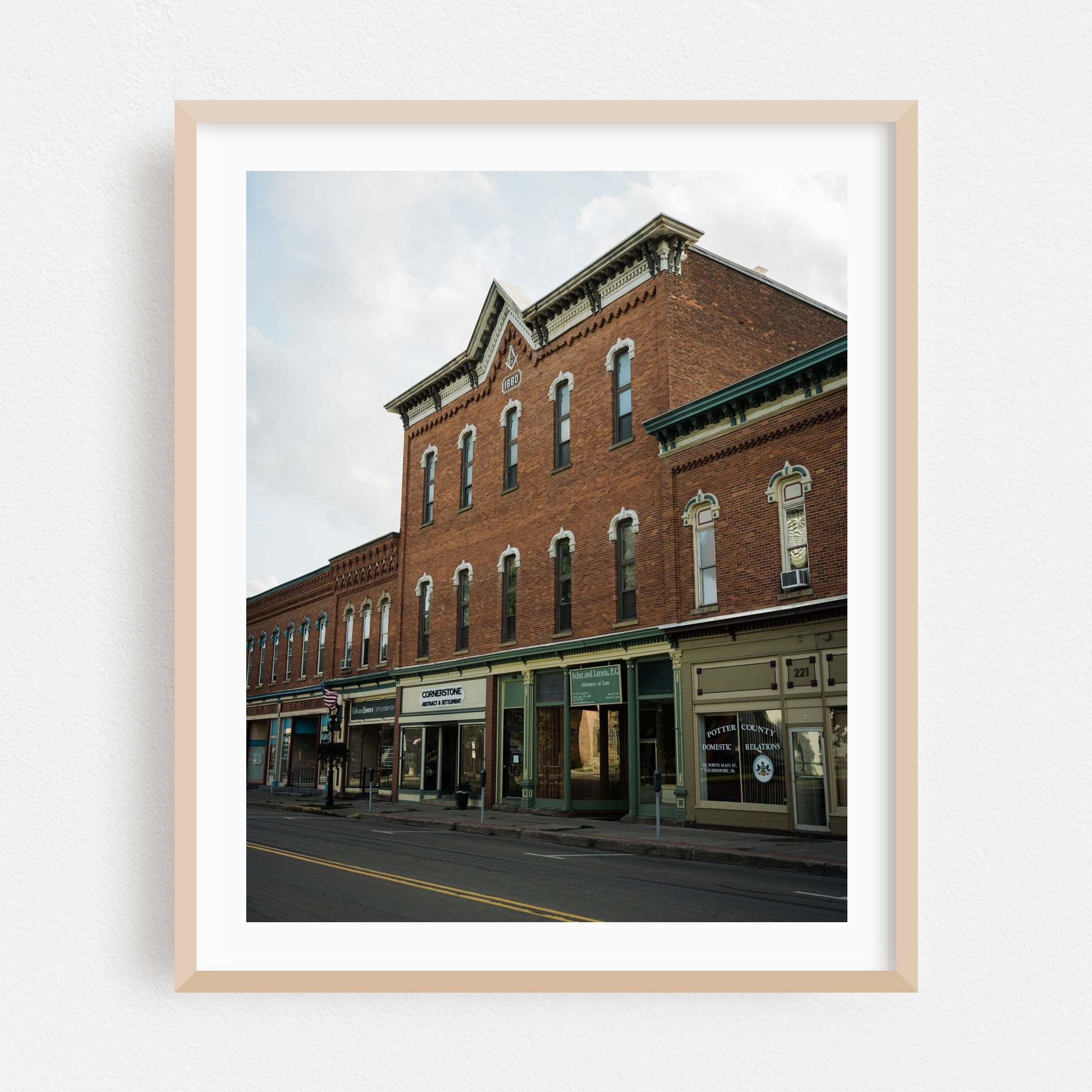 Coudersport Architectural 02 - Coudersport Pennsylvania Photography Architecture Vintage Street ...