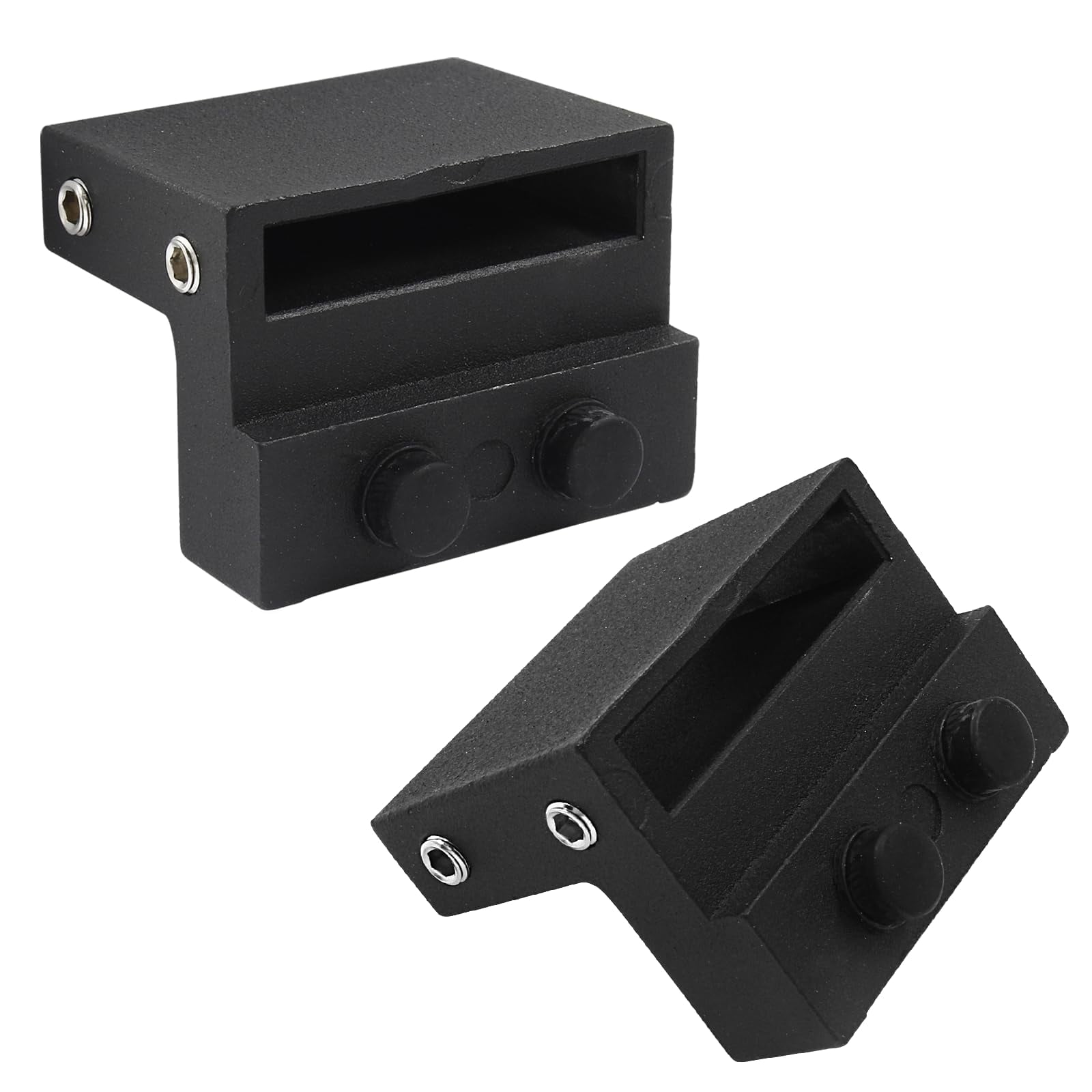 Coufce 2pcs Barn Door Stopper Hardware for Track Width: 1-7/16 in-1-5/8 ...