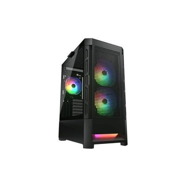 SAMA ARGB-Q5-BK Micro ATX Tower Gaming Computer Case with Empered Glass ...