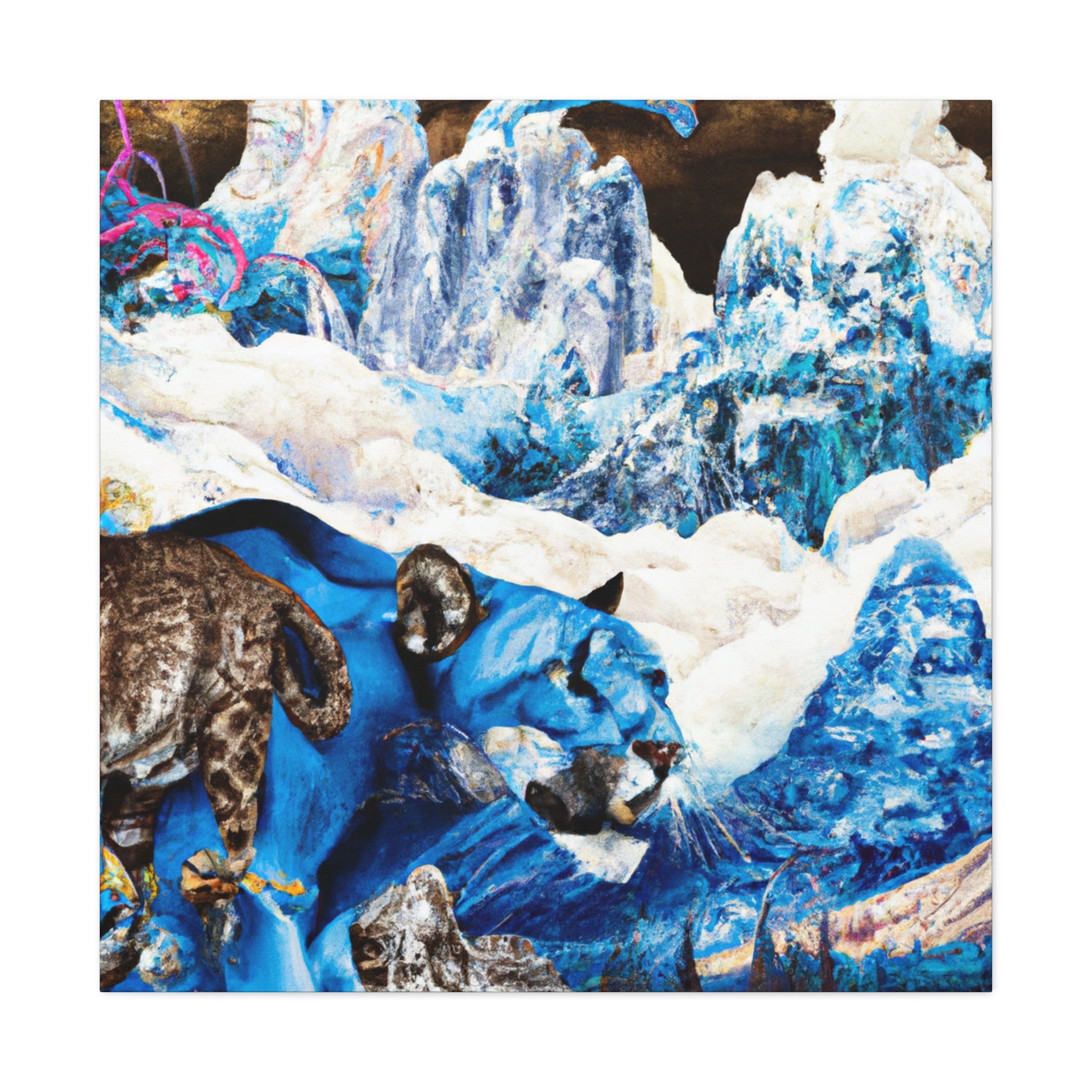 Cougar in a Dream - Canvas - Walmart.com