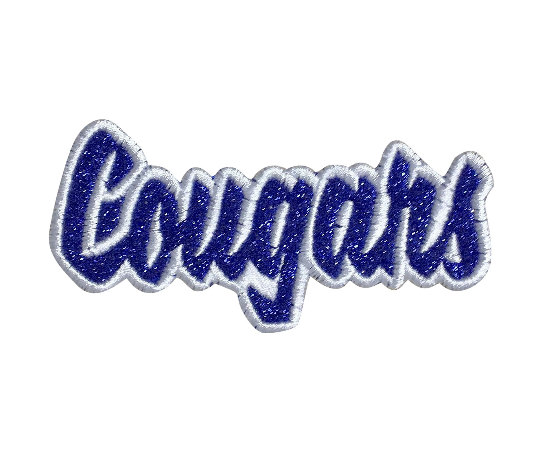 Cougars - Royal Blue Glitter/White - Team Mascot - Words/Names - Iron ...