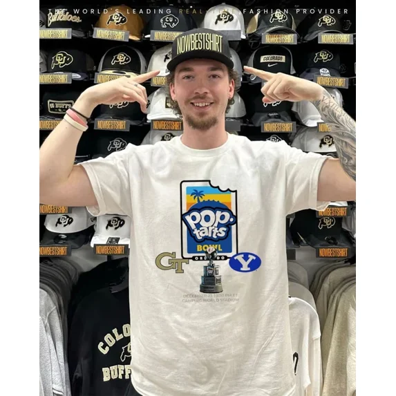 Cougars vs Georgia Tech Yellow Jackets 2025 Pop Tarts Bowl shirt ...