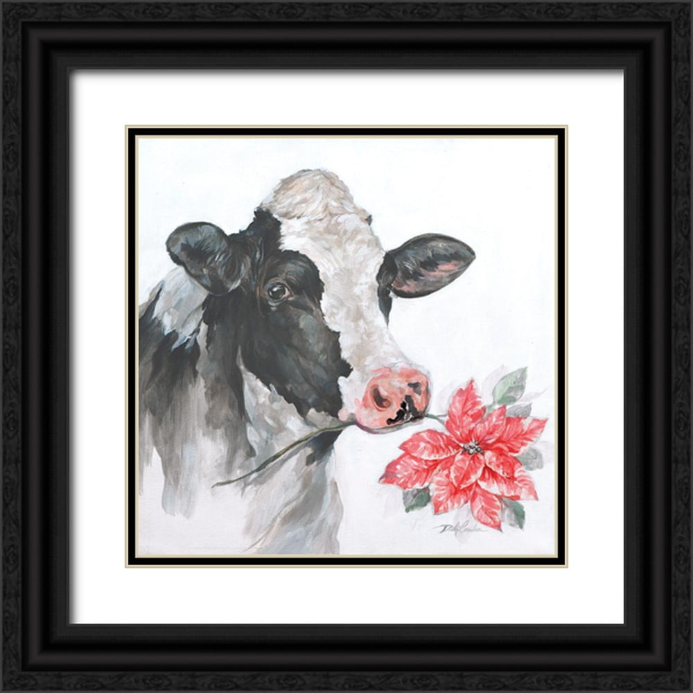 Coules, Debi 26x26 Black Ornate Wood Framed with Double Matting Museum ...