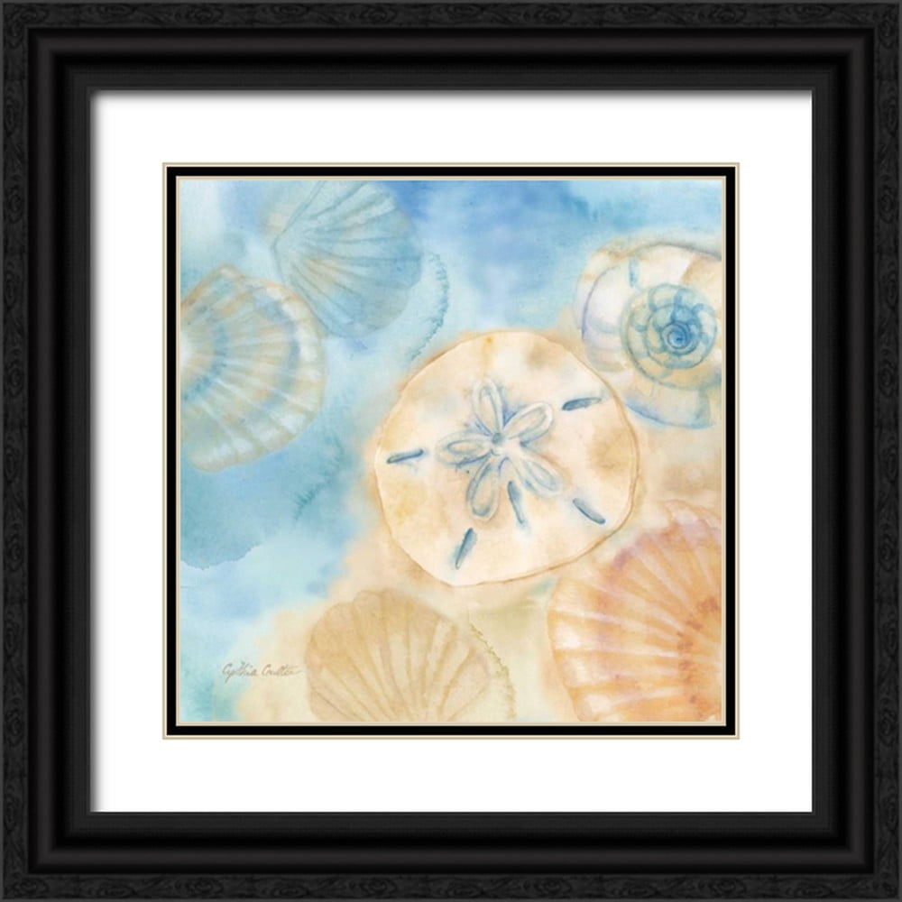 Coulter, Cynthia 12x12 Black Ornate Wood Framed with Double Matting ...